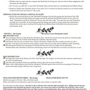 The Grump Who Stole Christmas: A Mystery Party Kit Murder - Etsy