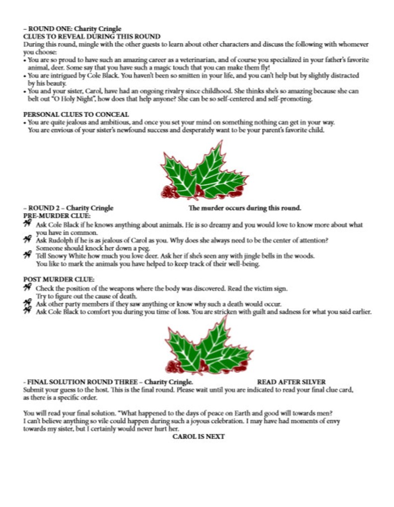 Murder at the Ugly Sweater Party: A Christmas Murder Mystery - Etsy