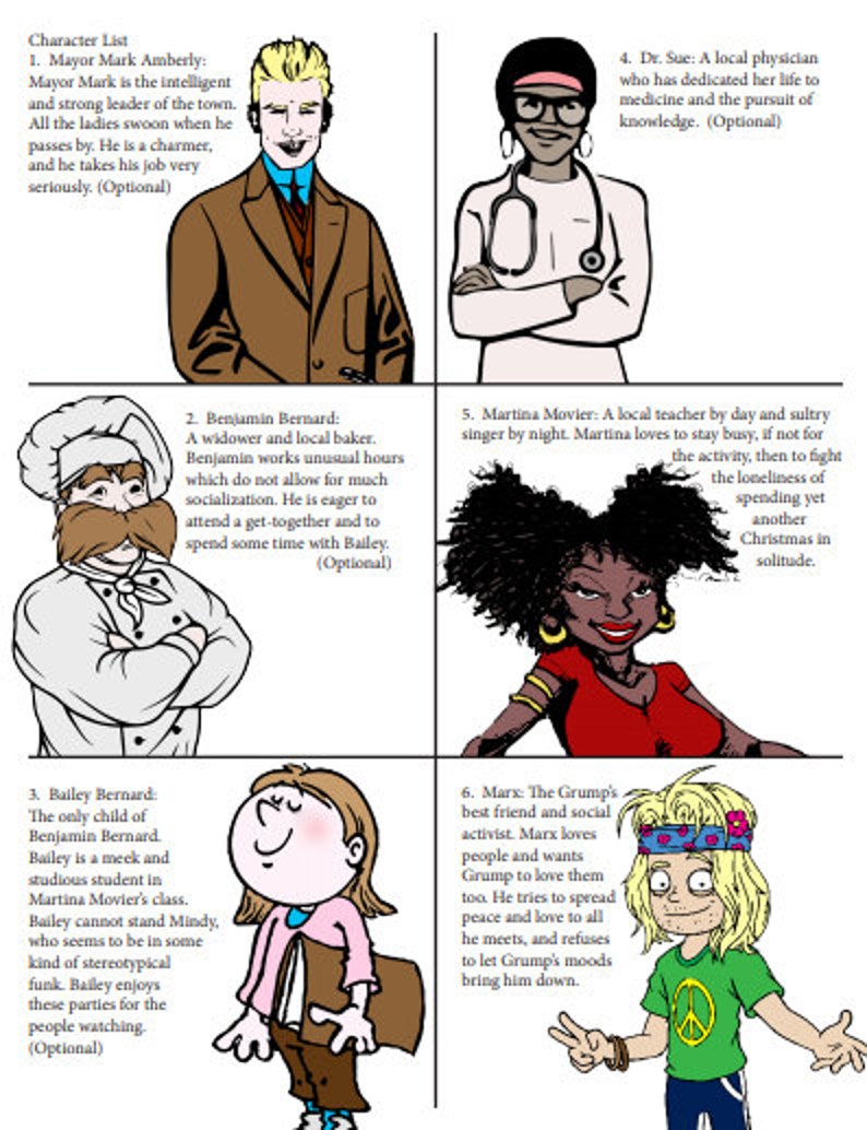 The Grump Who Stole Christmas: A Mystery Party Kit, Murder Mystery ...