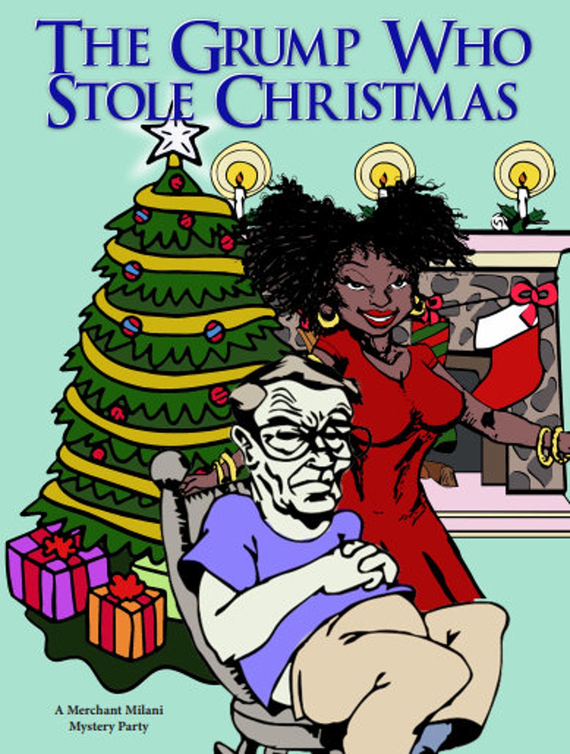 The Grump Who Stole Christmas: A Mystery Party Kit, Murder Mystery ...