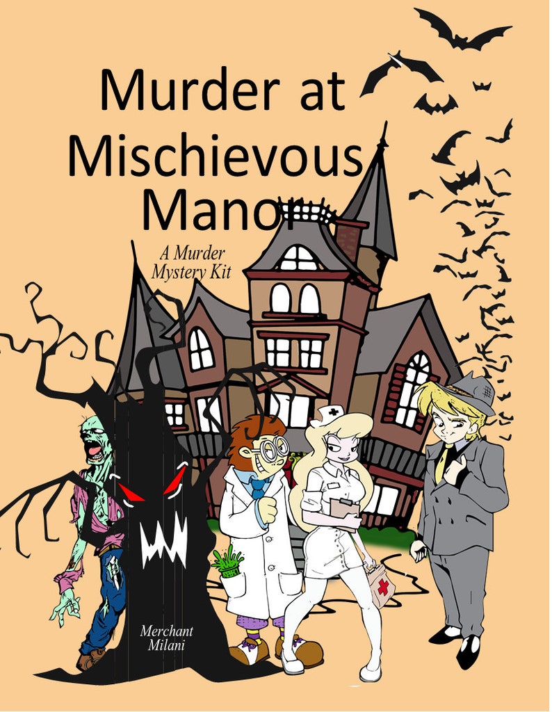 Murder at Mischievous Manor: A Halloween Murder Mystery Party Kit - Etsy