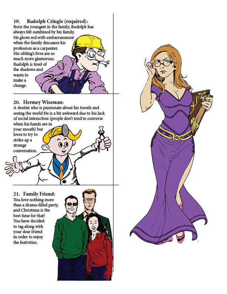 Murder at the Ugly Sweater Party: A Christmas Murder Mystery Party Kit ...