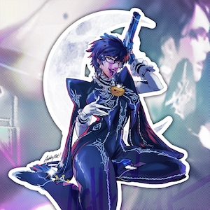 Love is Blue Bayonetta Vinyl Sticker - Etsy