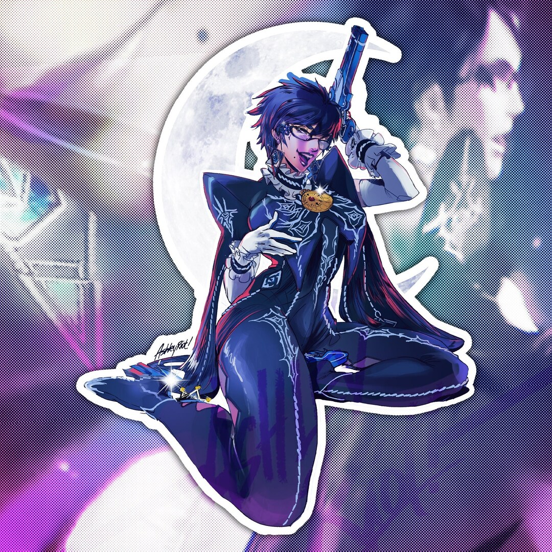 Love is Blue Bayonetta Vinyl Sticker - Etsy