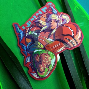Samus | Video Game Vinyl Sticker - Etsy