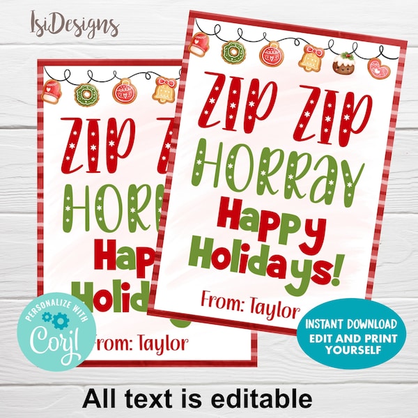 Happy Holiday Tags - Etsy