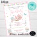 Ladies Tea Event Editable Flyer, Tea Party Woman Fundraiser Event ...