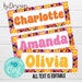 Groovy Desk Name Labels, Editable Classroom Name Label, Retro Name Tags ...