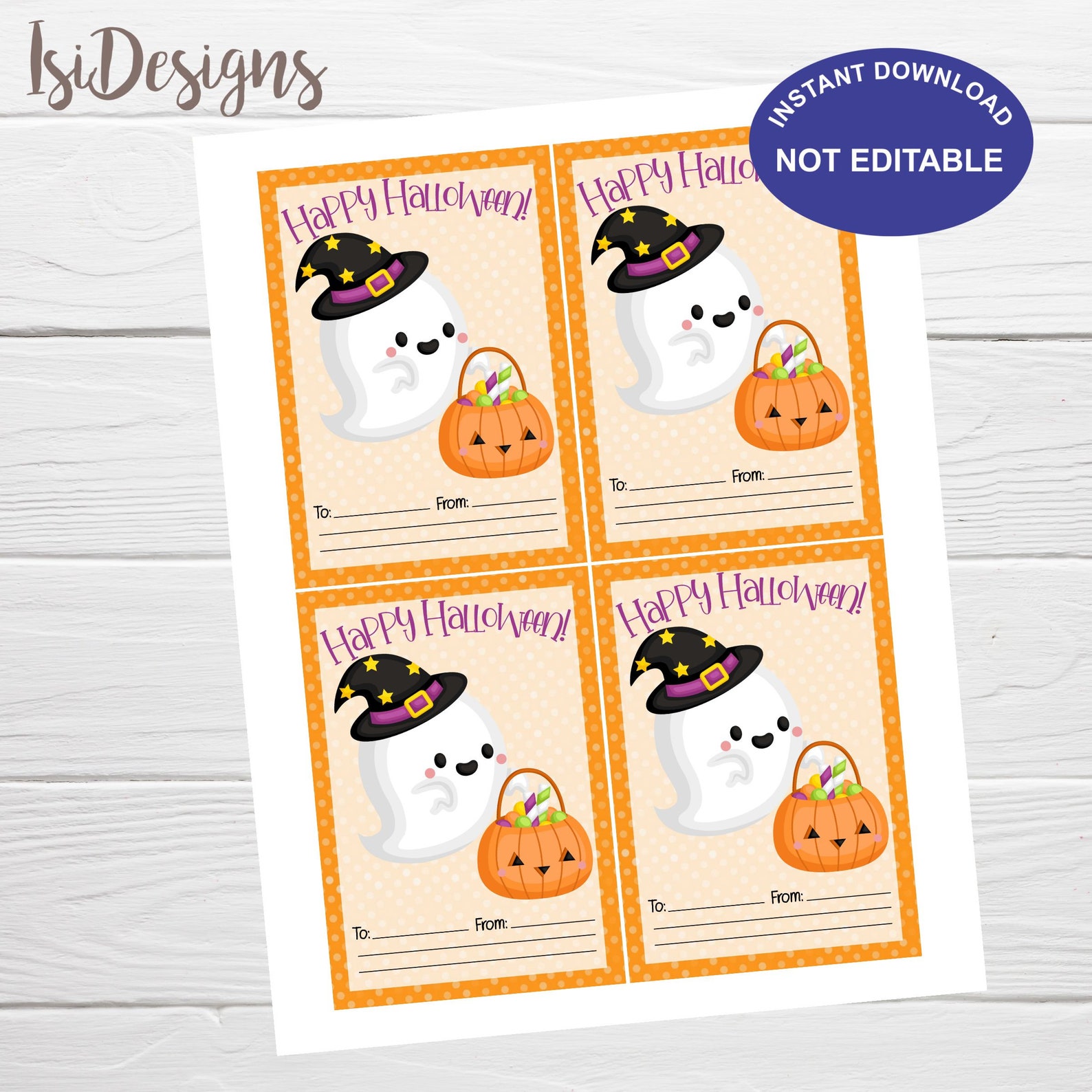 Halloween Boo Grams Halloween Fundraiser Instant Download - Etsy