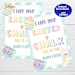 Easter Gift Tags, Chalk Full of Fun, Preschool Easter Printable Tags ...