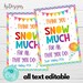 Snow Cone Gift Tag Thank You Snow Much for All That You Do - Etsy