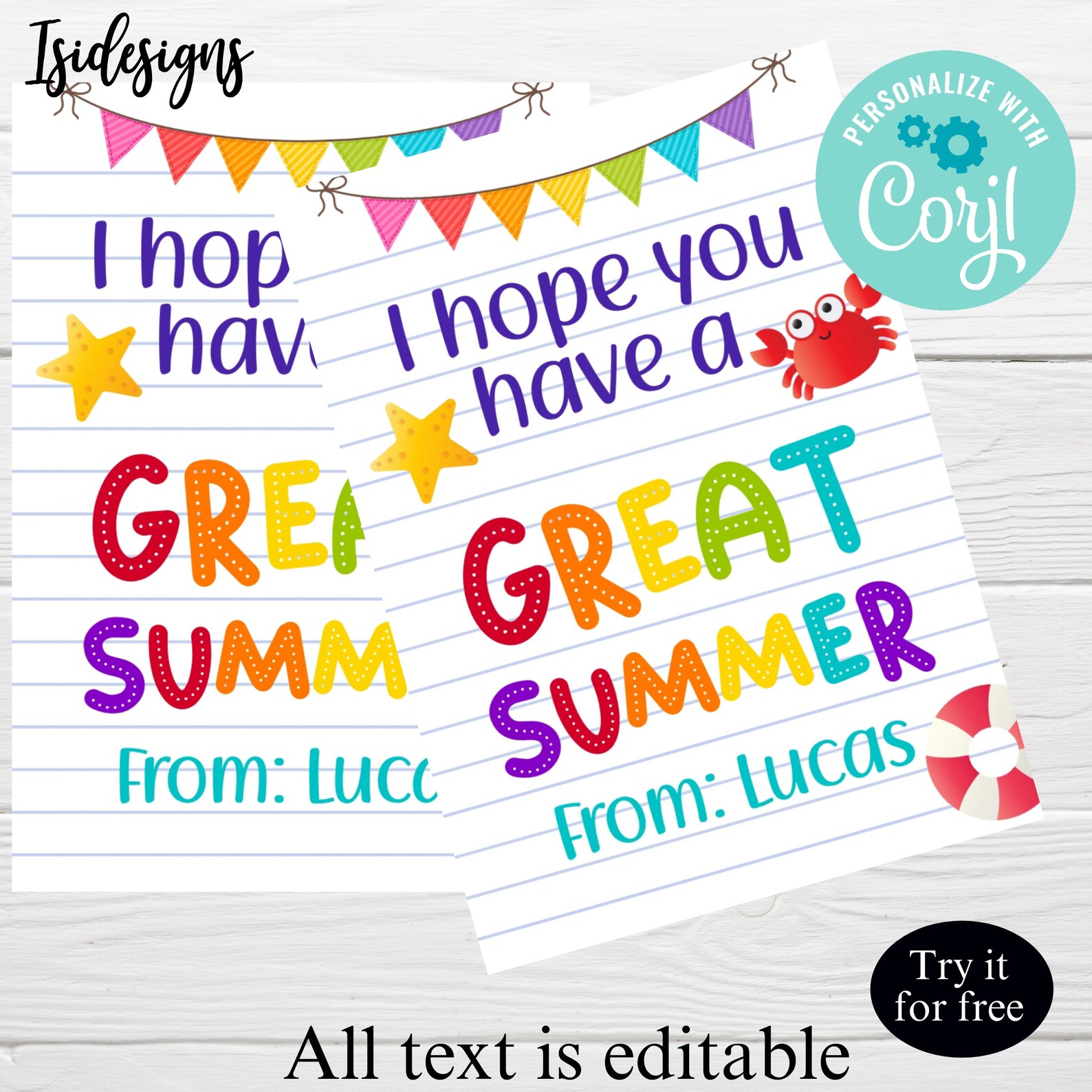 Have a Great Summer Gift Tags Teacher Appreciation Last Day - Etsy