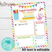 Meet the Teacher Editable Canva Template, Boho Rainbow Classroom Decor ...
