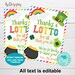 St. Patrick's Day Tags, Thanks a Lotto Tag, Teacher Staff Nurse ...