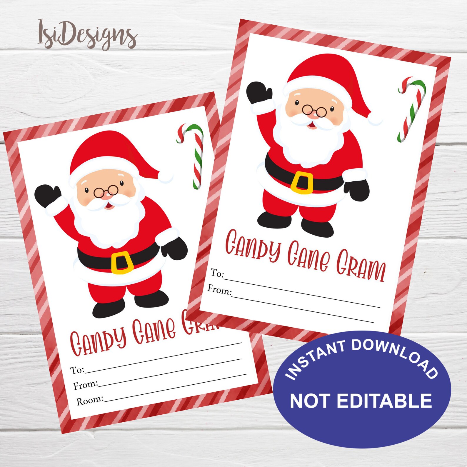 Christmas Candy Cane Grams Christmas Tags Holiday Favor Tags - Etsy