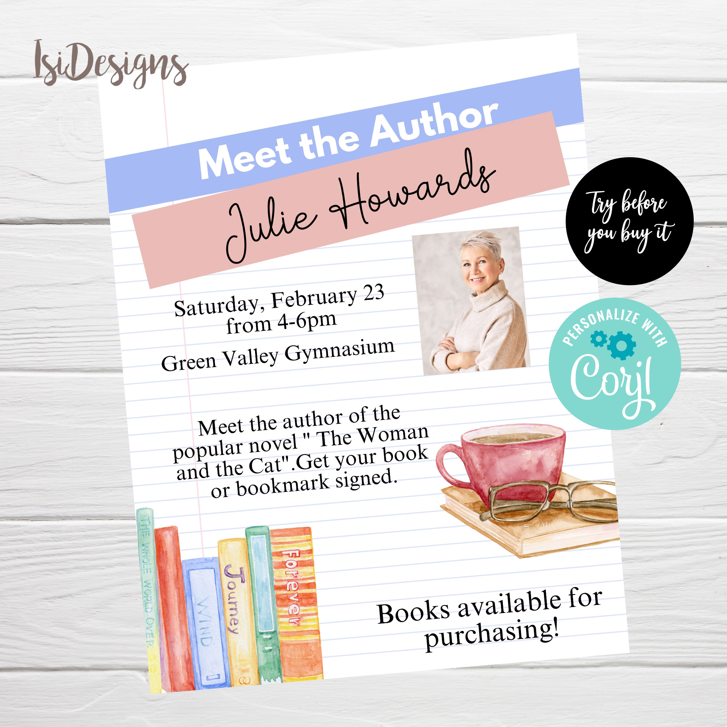 Meet The Author Template Meet The Author Template