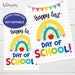 Rainbow Summer Gift Tags, Happy Last Day of School Printable Tags, End ...