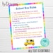 Editable School Bus Rules, Personalized Safety Rules, Back to School ...