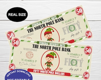 Printable Elf Money - Etsy