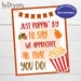 Popcorn Appreciation Sign, Fall Appreciation Staff Employee Nurse ...