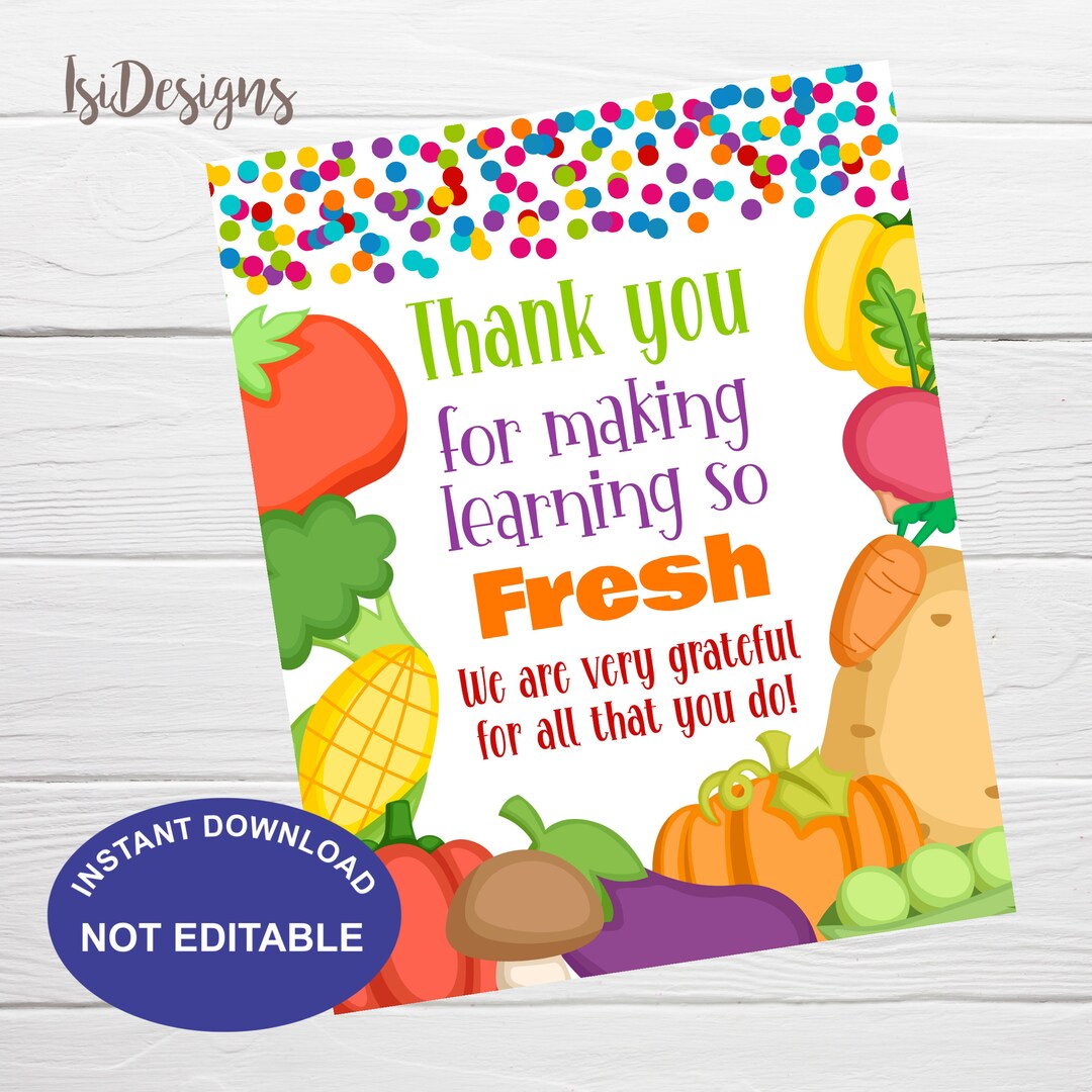 Teacher and Staff Appreciation Sign, Thank You for Making Learning so ...