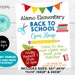 Editable Open House Back to School Flyer, Instant Download - Etsy