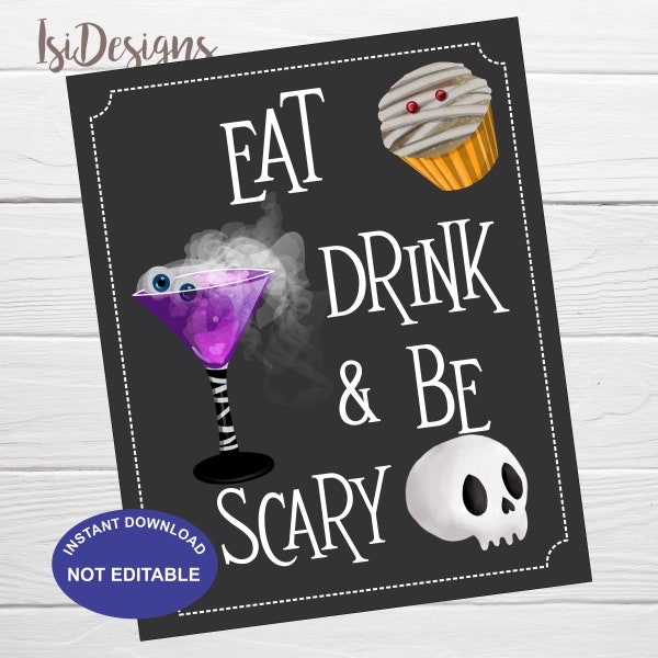 Halloween Chalkboard - Etsy