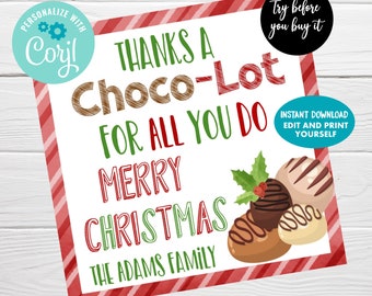 Thanks a Choco Lot | Etsy