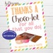 Chocolate Thank You Sign, Thanks a Choco-lot for All That You Do ...