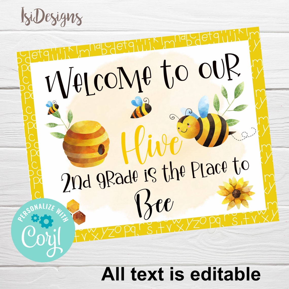 Editable Classroom Sign Instant Download Welcome to Our - Etsy