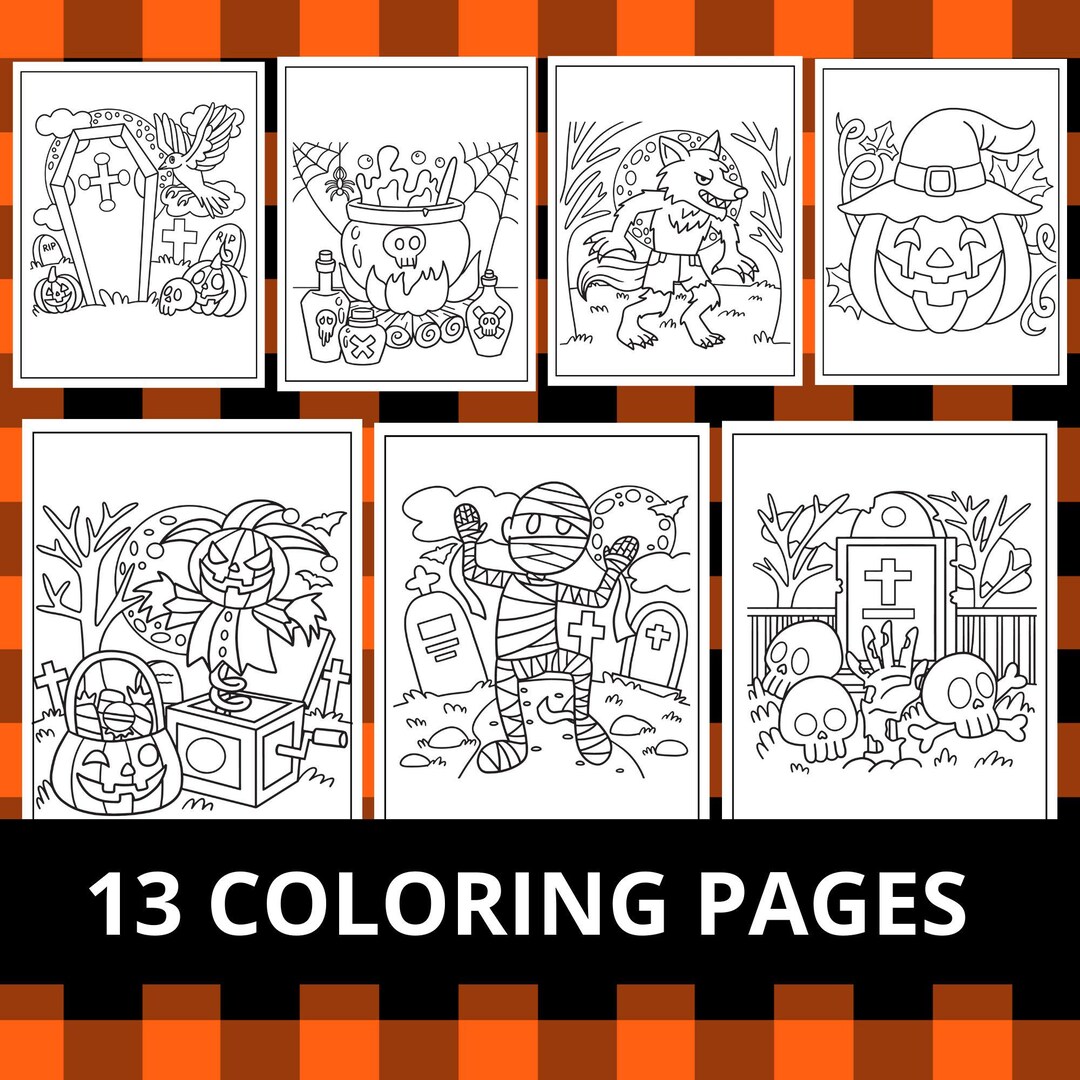 Halloween Coloring Pages for Kids | Fun Halloween Activity Sheets ...
