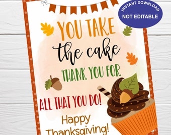 Cupcake Teacher Appreciation Sign - Etsy