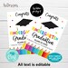 Graduation Gift Tags, Instant Download, Congrats Preschool Favor Tags ...