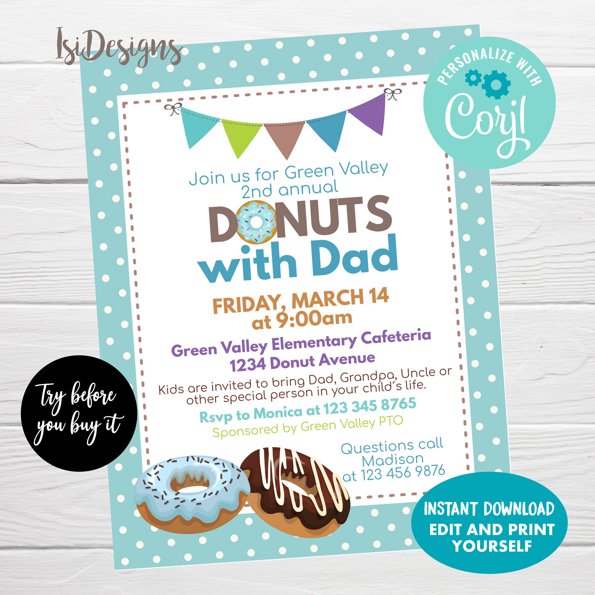 Donuts With Dad Ideas