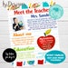 Meet the Teacher Editable Newsletter Template Back to School - Etsy