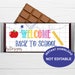 Back to School Candy Wrap Instant Download PTA PTO Welcome - Etsy