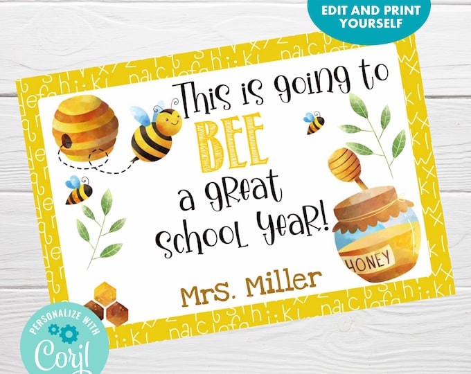 Back to School Editable Postcard Instant Download This is - Etsy