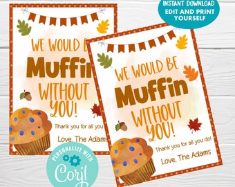 Rolling Appreciation Thank You Tag Instant Download Teacher - Etsy