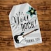 You Rock Printable Favor Tags, Instant Download, Rock Star Birthday ...