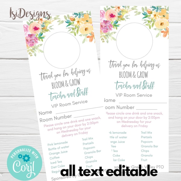 Teacher Room Service - Etsy