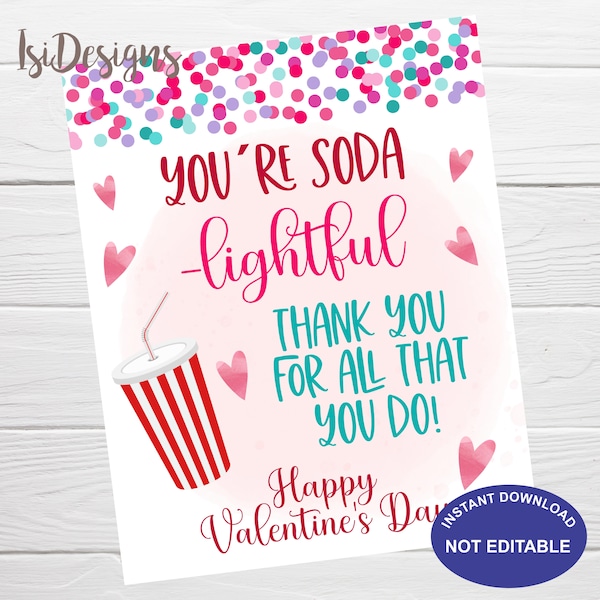 Valentine Soda - Etsy