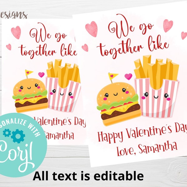 Burger and Fries - Etsy