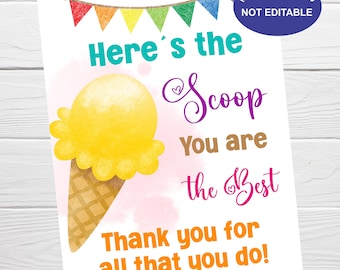 Ice Cream Employee Sign - Etsy