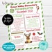December PTO PTA Newsletter, Editable Christmas Events Flyer, Instant ...