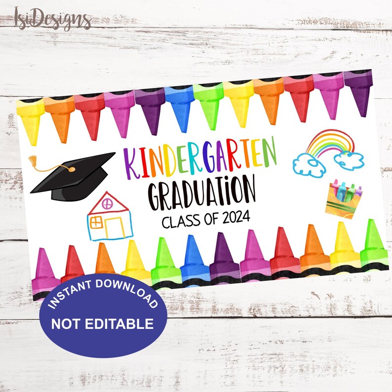 Preschool Pre-k Kindergarten Gable Box Label, Instant Download ...