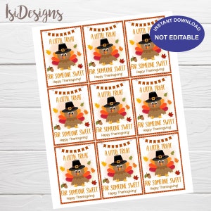 Fall Appreciation Thank You Tags, Download, Teacher PTO/PTA Nurse ...