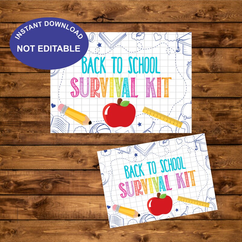 Teacher Back to School Survival Kit - Etsy