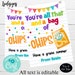 You're All That and a Bag of Chips Gift Tag Editable Appreciation Tag ...