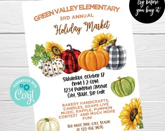 PTA/PTO Meeting Flyer Editable Template Instant Download - Etsy