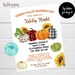 Editable Fall Holiday Market Flyer, Fall Festival Invitation, Fall ...